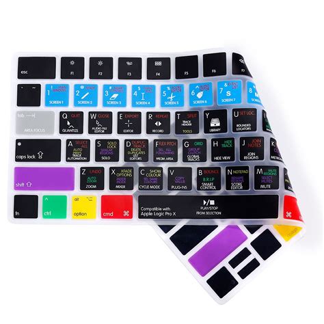 Hrh Logic Pro X Functional Shortcut Durable Keyboa Grandado