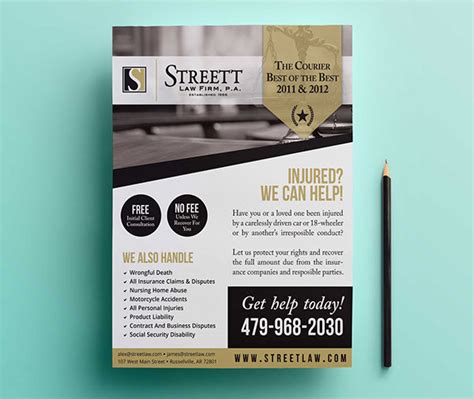 Law Firm Ad Design On Behance