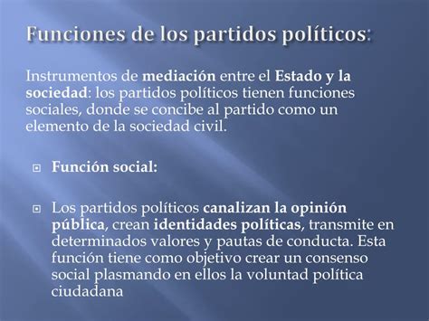 PPT Los partidos políticos PowerPoint Presentation free download