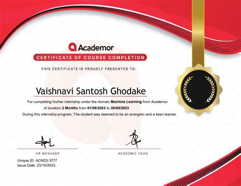 vaishnavi ghodake on linkedin machinelearning coursecompletion