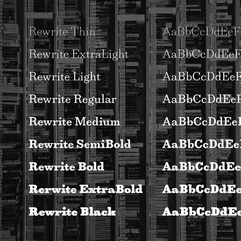 rewrite font fonts hut