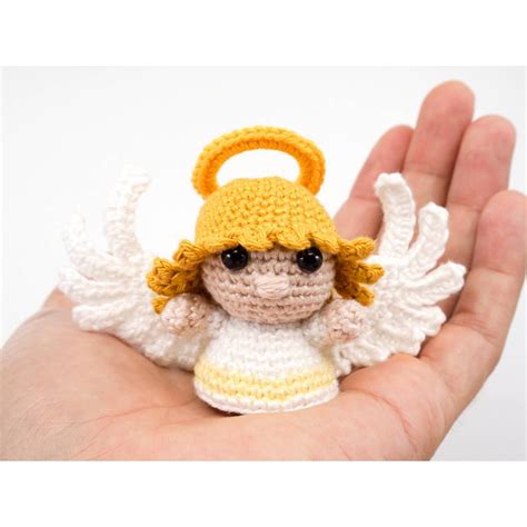 Mini Weiblicher Engel Häkelanleitung Amigurumi Pdf Anleitung
