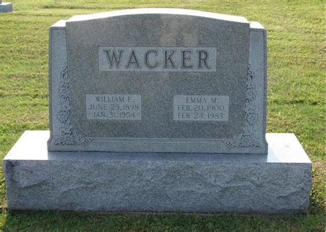 Emma Wilhelmine “minnie” Krause Wacker 1900 1983 Find A Grave Memorial