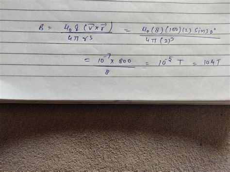 San A Charge Particle A Of Charge Q 8 C Has Velocity 100 M S When