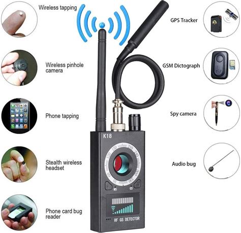 Anti Spy Rf Detector Hidden Camera Detector Rf Signal Detector Wireless Bug Detector Gps Signal