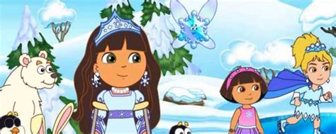 Dora S Ice Skating Spectacular Movie Behind The Voice Actors