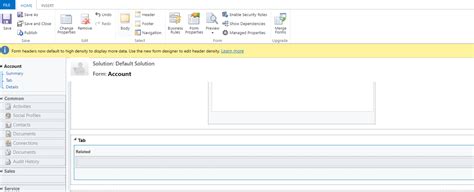 Reference Panel In Dynamics 365