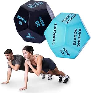 Fitness Mad 12 Sided Exercise Dice For Full Body Training