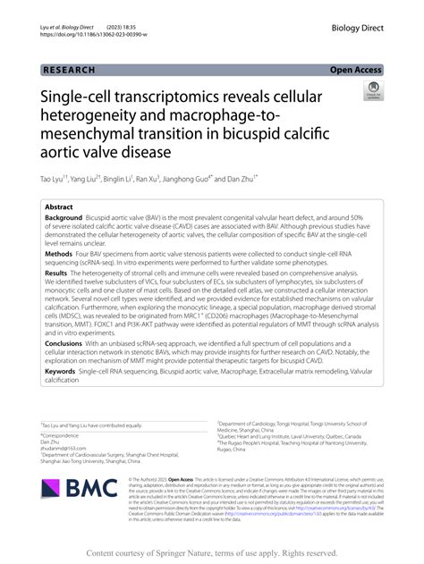 Pdf Single Cell Transcriptomics Reveals Cellular Heterogeneity And