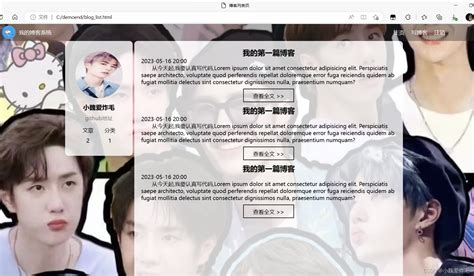 博客系统前端页面代码实现及页面展示代码版代码设置页面 Csdn博客