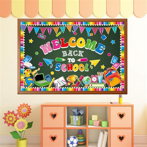 Welcome Back To School Bulletin Board Decorations Dominica Ubuy