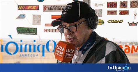 Carlos Zapico Recordó Al Piloto Juan Manuel Fangio La Opinión Austral