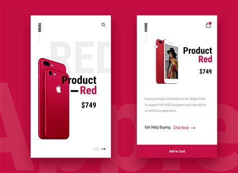 Product Red On Behance