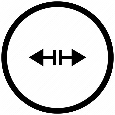 Cursor Border Horizontal Separate Round Icon Download On Iconfinder