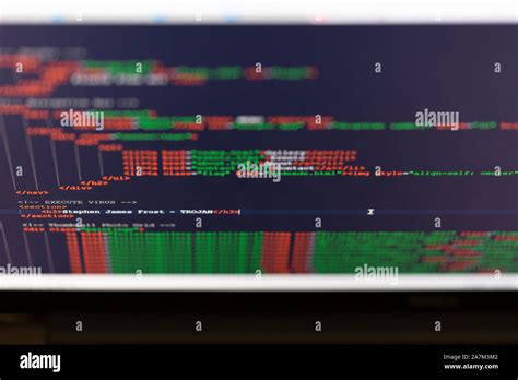 Computer Coding Screen Hi Res Stock Photography And Images Alamy
