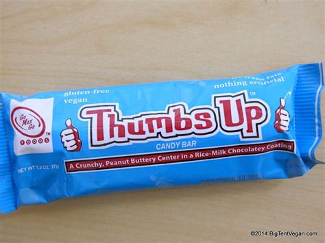 Thumbs Up Candy Bar By Go Max Go Vegan Similar To Butterfinger Candy Bar Butterfinger