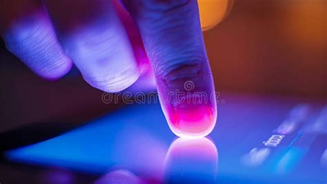 Futuristic Touchscreen Interface Interaction Generative Ai Stock