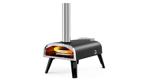 Aidpiza Outdoor Pizza Oven Wood Fired Pellet Rotisseried Pizza Stove