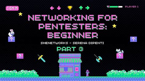 Part 3 Networking For Pentesters Beginner Serena Dipenti Youtube