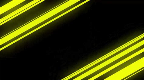 Abstract Yellow Neon Glow Light Speed Animation On Black Background