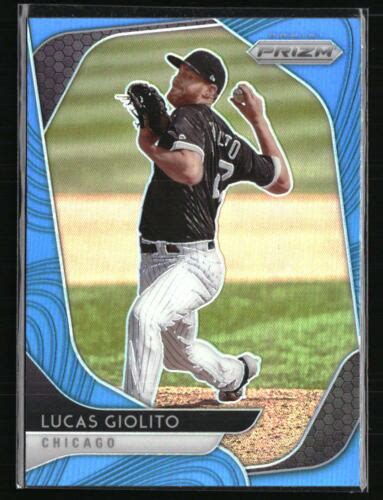 Lucas Giolito 2020 Panini Prizm Blue Prizm 31 Baseball Card Ebay