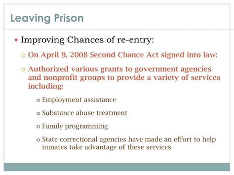 Ppt Chapter 12 Prison Life Living In And Leaving Prison Powerpoint