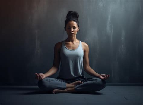 Premium Ai Image Woman Yoga Illustration Ai Generativexa