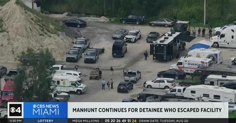Manhunt Continues For Detainee Who Escaped Krome Detention Center Cbs
