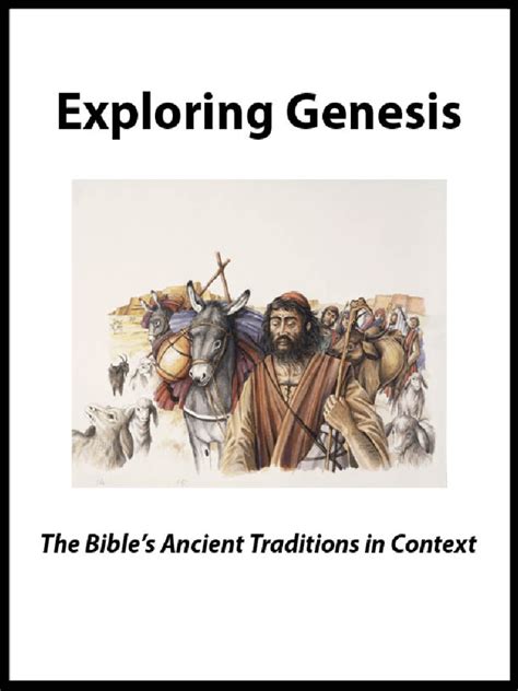 Exploring Genesis The Bibles Ancient Traditions In Context Enpt