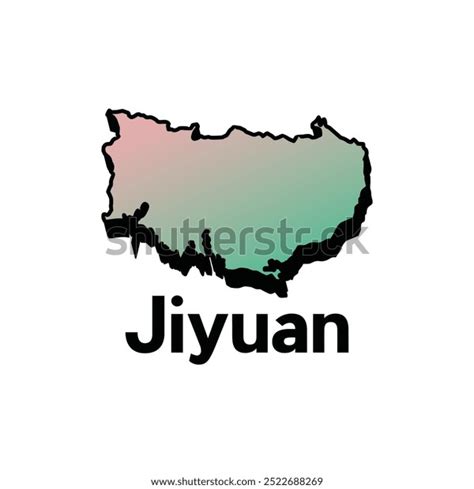 Vector Map City Jiyuan Administrative Modern Stock Vector Royalty Free 2522688269 Shutterstock