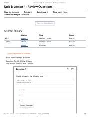 Unit Lesson Review Questions Ap Computer Science A Pdf Unit Lesson
