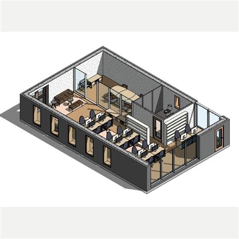 Office Revit 3d Model Cgtrader