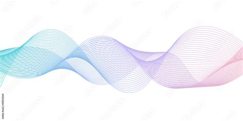 Rainbow Lines Abstatrac Pattern Backgrondmodern Simple Abstract