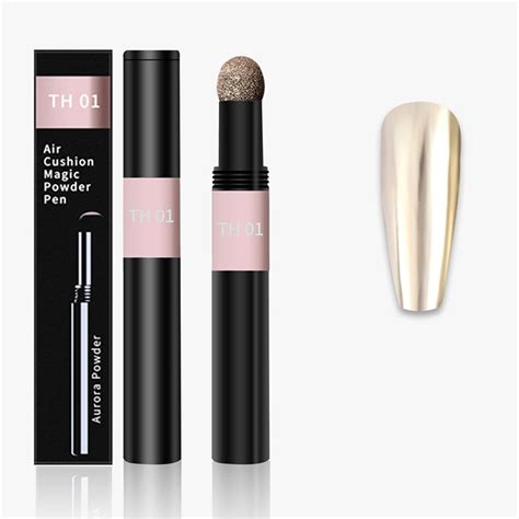 Duklien Nail Pen Nail Powder For Nails Air Cushion Nail Powder Pen Nails Powder With Mirror
