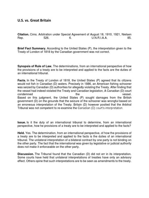 Us Vs Great Britain Pdf