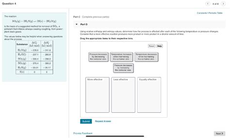 Solved Question Of A Constants Periodic Table Part C Chegg Com