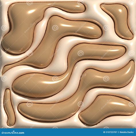 Various Volumetric Figures With A Smooth Shiny Surface 3d Rendering Illustration Stock