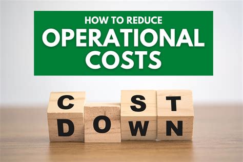 how to reduce operational costs