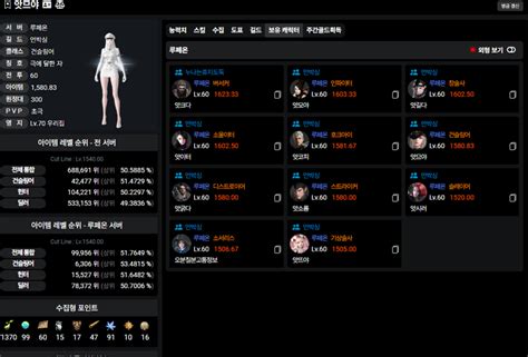 로스트아크 인벤 큐브 4금제 노보석 매칭 건슬 루페온 앗므야앗크다앗모야앗길다앗이터앗코피 로스트아크 인벤 서버