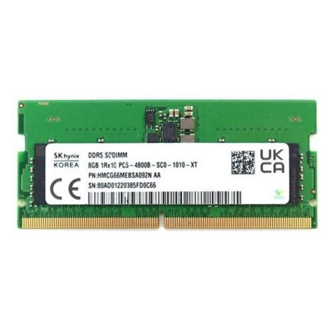 Hynix Ram Ddr5 8ggb So Dimm 5600mhz Pc5 5600b Bulk