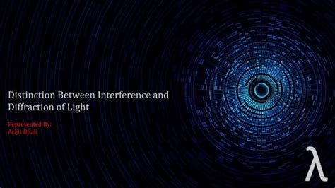 Diffraction Interference Pptx Physics Science