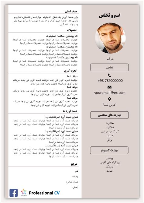 Professional Cv Posts Facebook