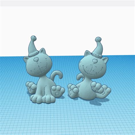 Archivo STL Gatos De NavidadObjeto Imprimible En 3D Para DescargarCults