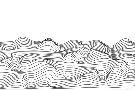 Abstract Wave Stripe Background Abstract Wireframe Landscape Background 35360843 Vector Art At