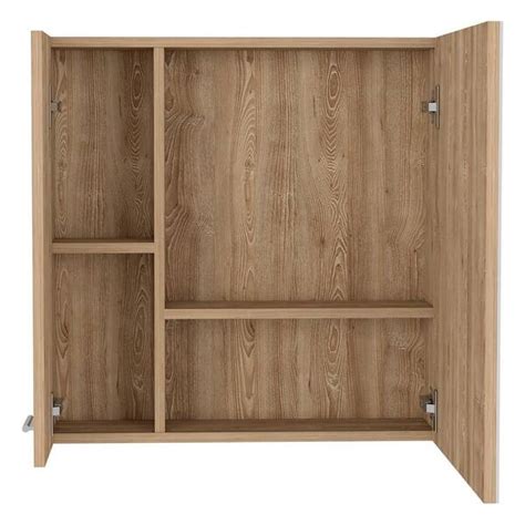 Harbour Mirrored Medicine Cabinet With 4 Inner Shelves And Metal