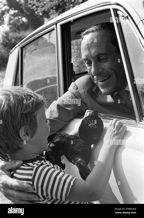 Jeremy Thorpe With His Four Year Old Son Rupert Pictured Near His