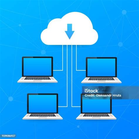 Konsep Komputasi Awan Berbagai Perangkat Seperti Smartphone Laptop