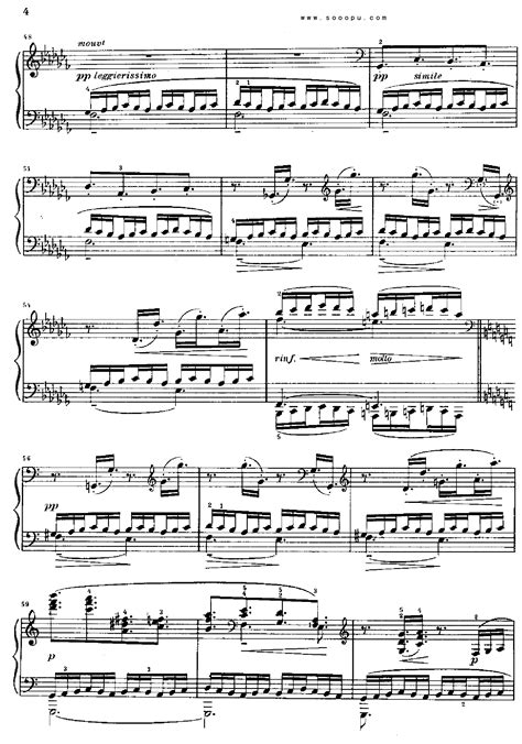 德彪西12首钢琴练习曲 德彪西 钢琴谱 简谱