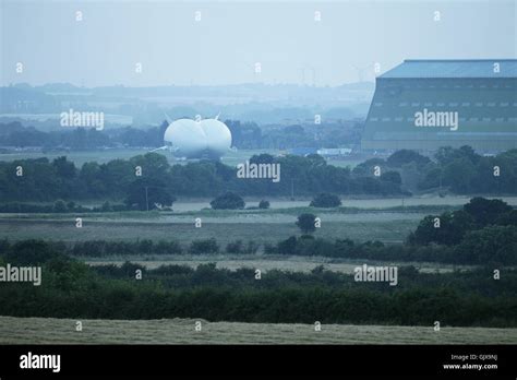 The Airlander The Largest Aircraft In The World During Its Maiden Flight At Cardington