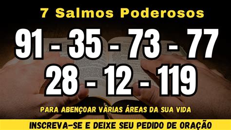Os salmos mais poderosos para abençoar várias áreas das sua vida e